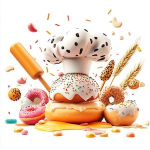 8 Chef Clipart, Cooking Chef, Png,jpj, Cook PNG, Kitchen Clipart, DIY ...