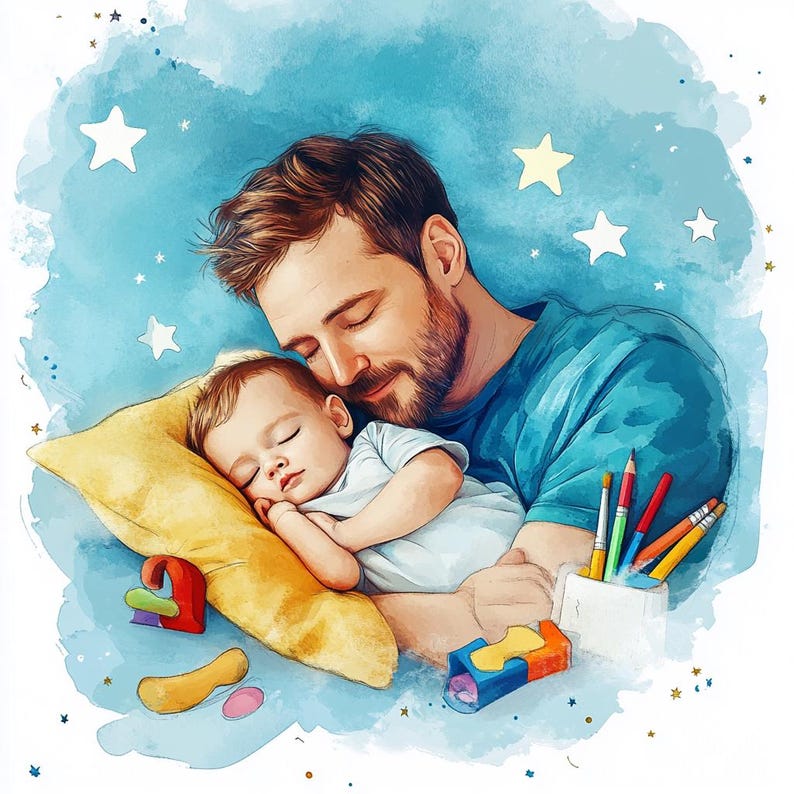 5 imágenes prediseñadas de amor de papá, papá e hijos, padre, hijo e ...