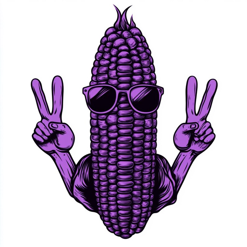 9 Cute Corn Clipart, Vibrant Corn Graphics, Harvest Printables ...