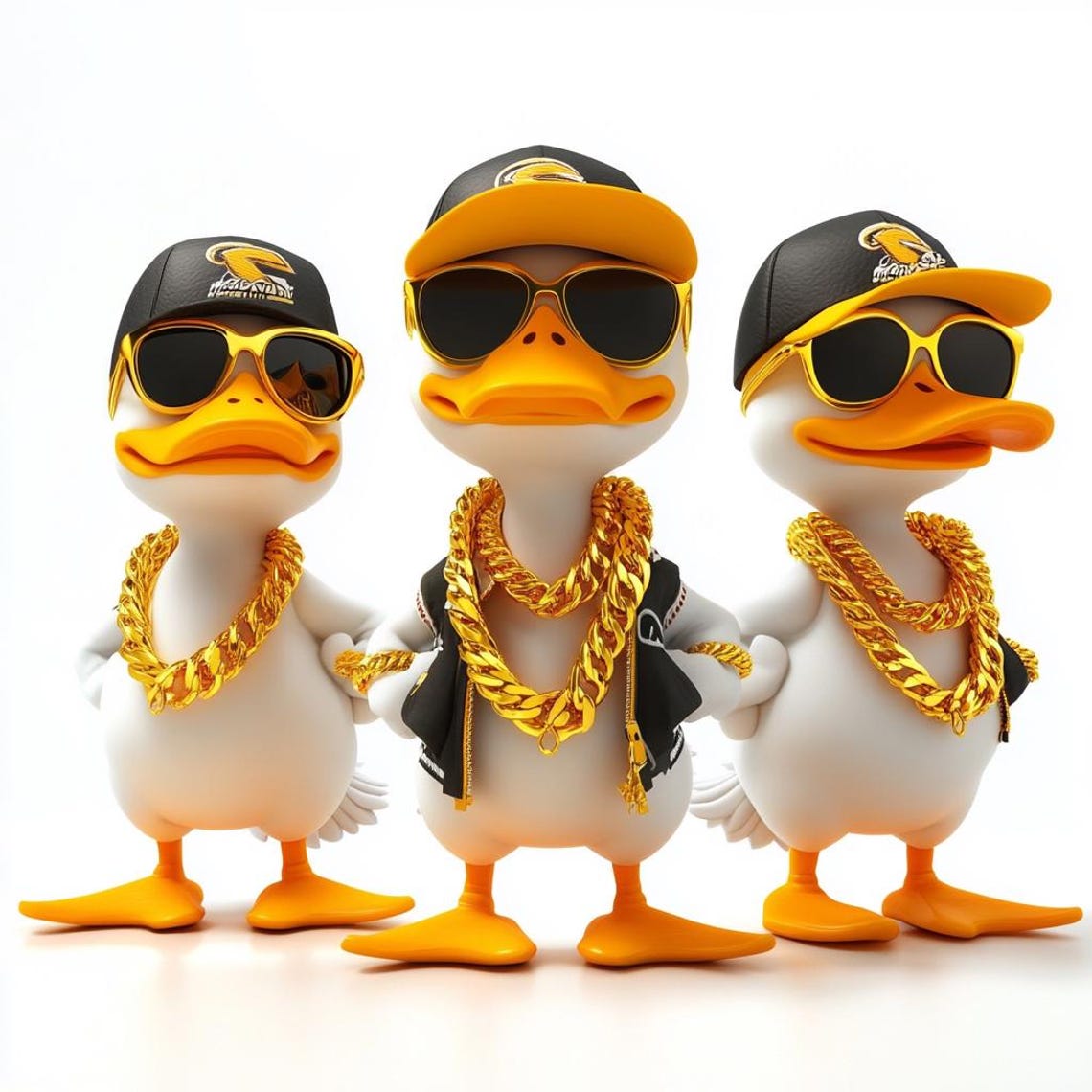 8 Cool Duck Clipart Bundle, Cute Duck Clipart, Duck PNG,JPJ, Spring ...
