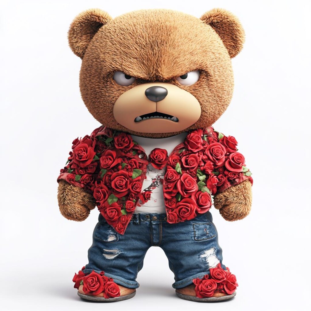 8 Grumpy Bear Clipart Bundle, High Quality,png,jpj, Floral Clipart ...