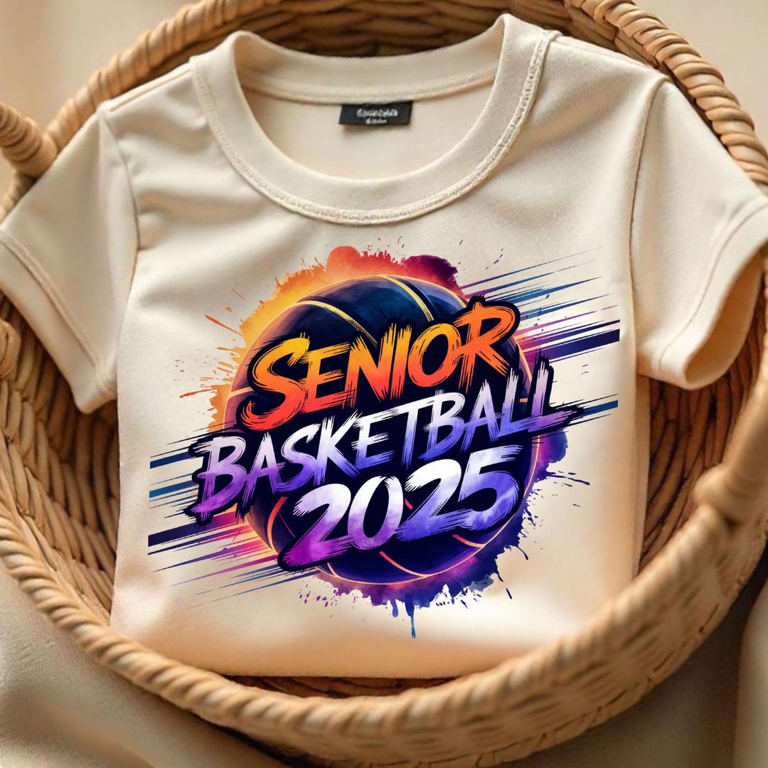 Senior Basketball 2025 PNG | Graduation Basketball Clipart | Digital ...