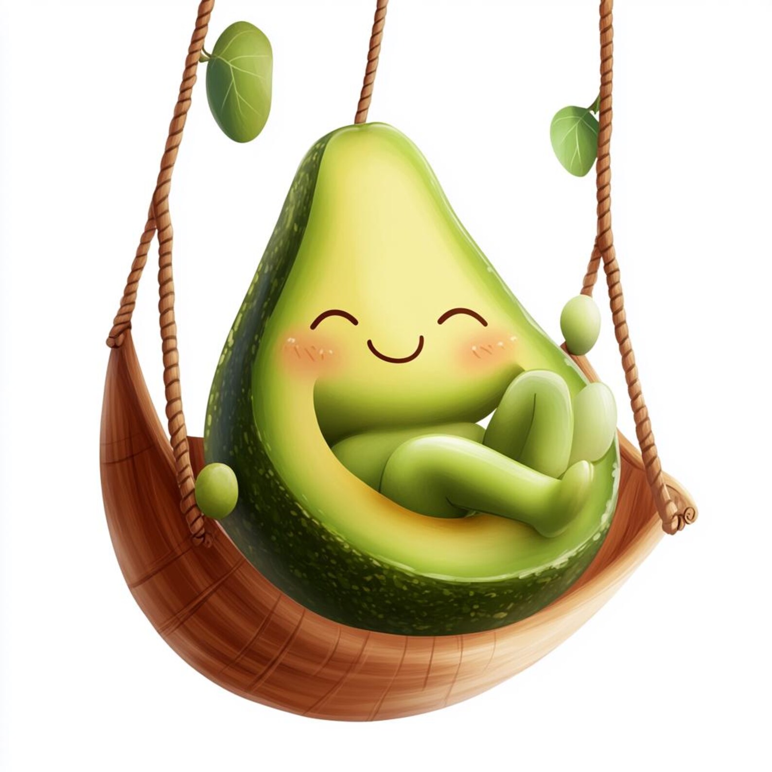 7 Cute Avocado Clipart Bundle High-quality JPG,PNG - Adorable Avocado ...