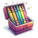 Colorful Crayon Clipart Set: Rainbow Crayon Illustrations (PNG, JPG) - Etsy