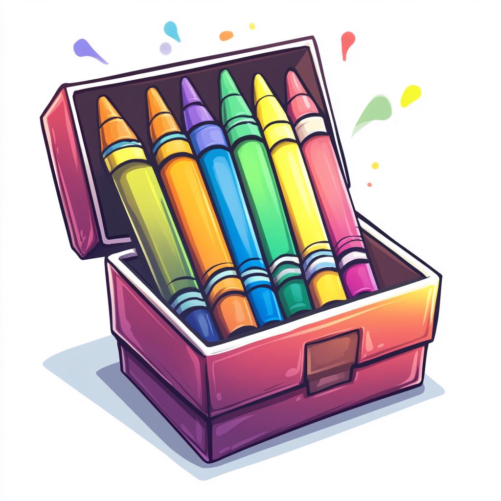 Colorful Crayon Clipart Set: Rainbow Crayon Illustrations (PNG, JPG) - Etsy