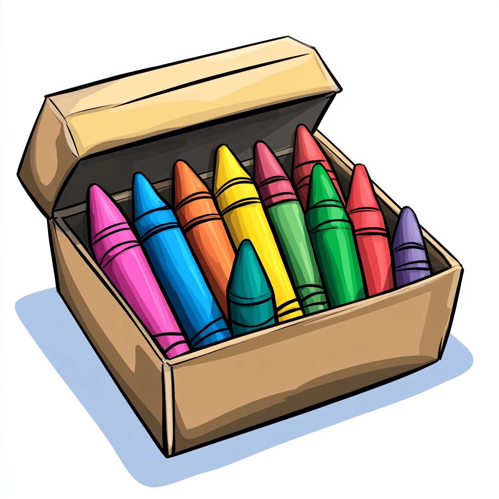 Colorful Crayon Clipart Set: Rainbow Crayon Illustrations (PNG, JPG) - Etsy