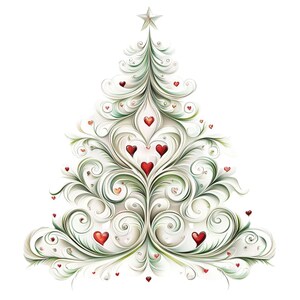 Watercolor Christmas Tree Clipart: Festive Holiday Graphics (PNG, JPG ...