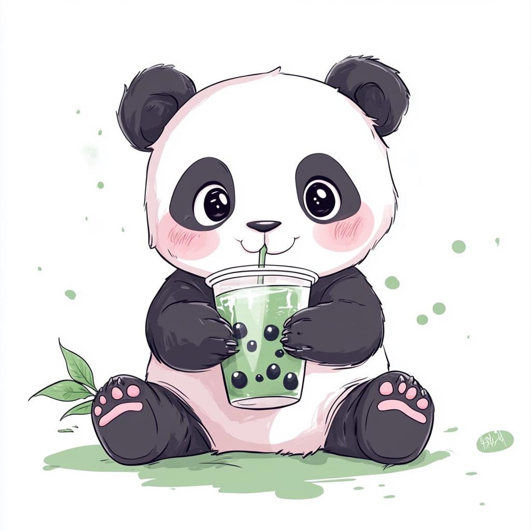 7 Cute Watercolor Pandas Clipart | Cute Panda, Panda Clipart and ...
