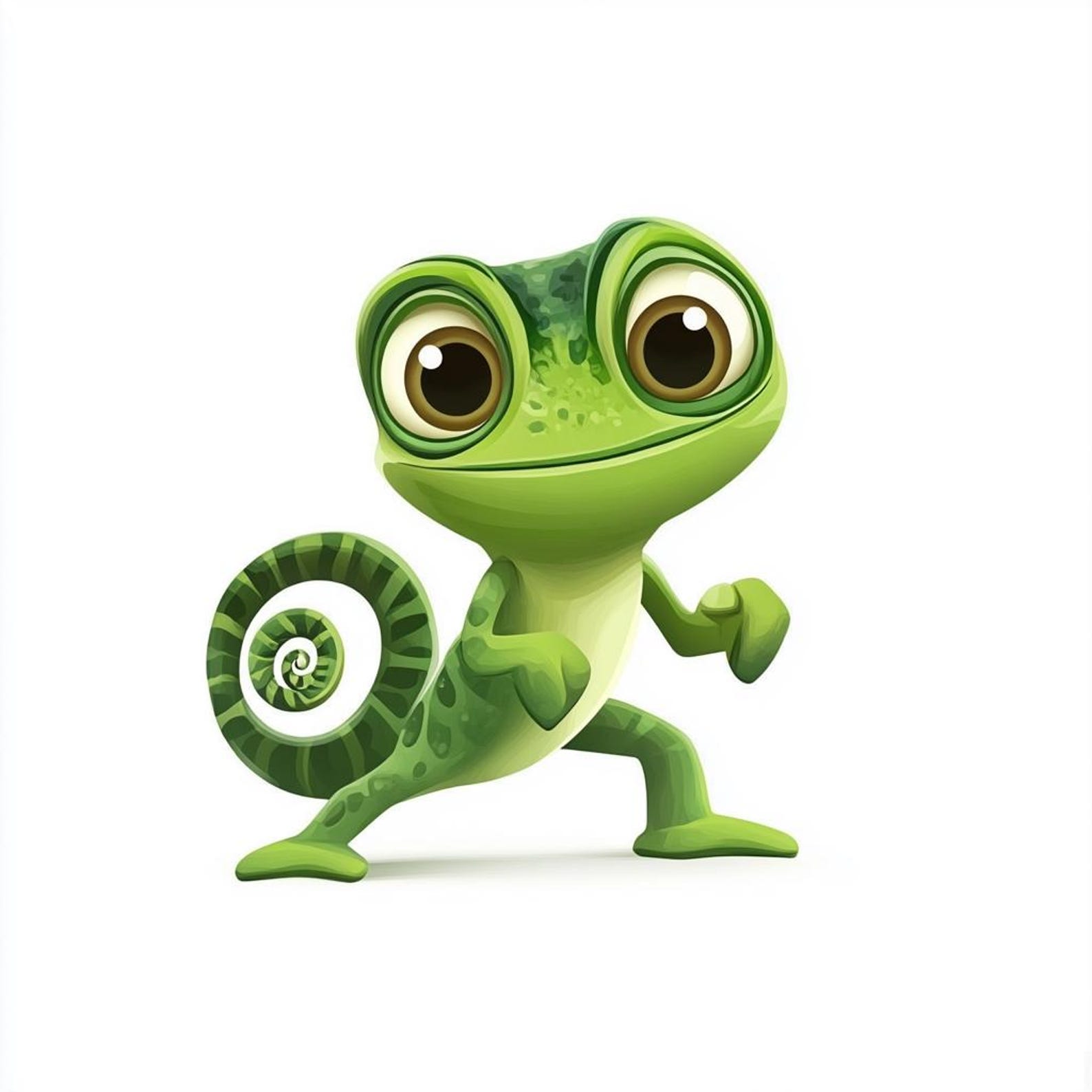 7 Watercolor Chameleon, Party Chameleon Clipart, Chamelion Art, Clipart ...