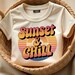 Retro Sunset & Chill PNG: 70s Summer Clipart (commercial Use) - Etsy
