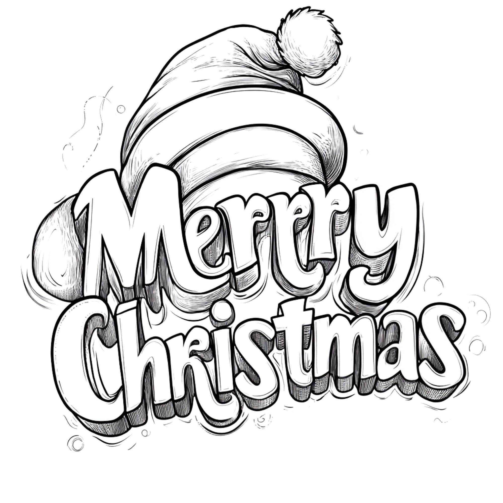 Merry Christmas Clipart Set: Holiday Graphics (PNG, JPG) - Etsy