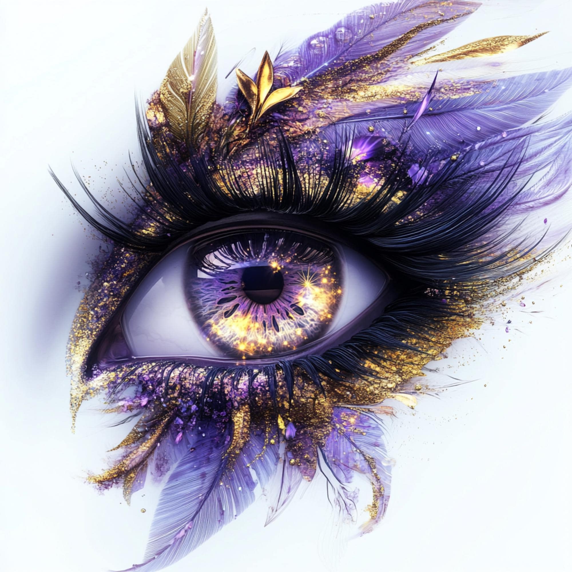Colorful Eye Clipart: Abstract Illustration Art (PNG Digital Prints) - Etsy