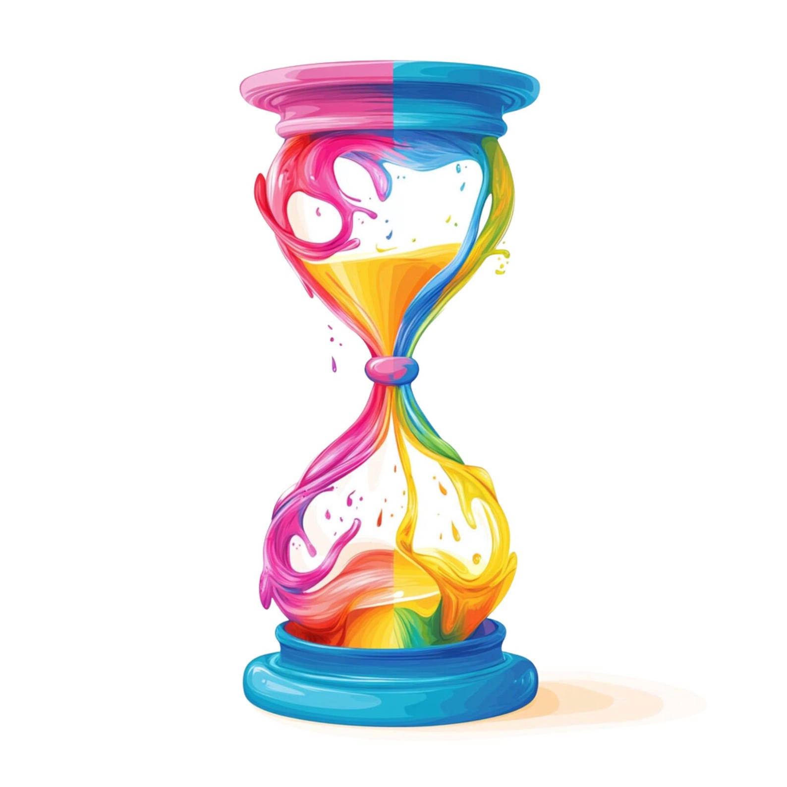 10 Hourglass Clipart Bundle, Transparent Isolated PNG,JPJ, Magical ...