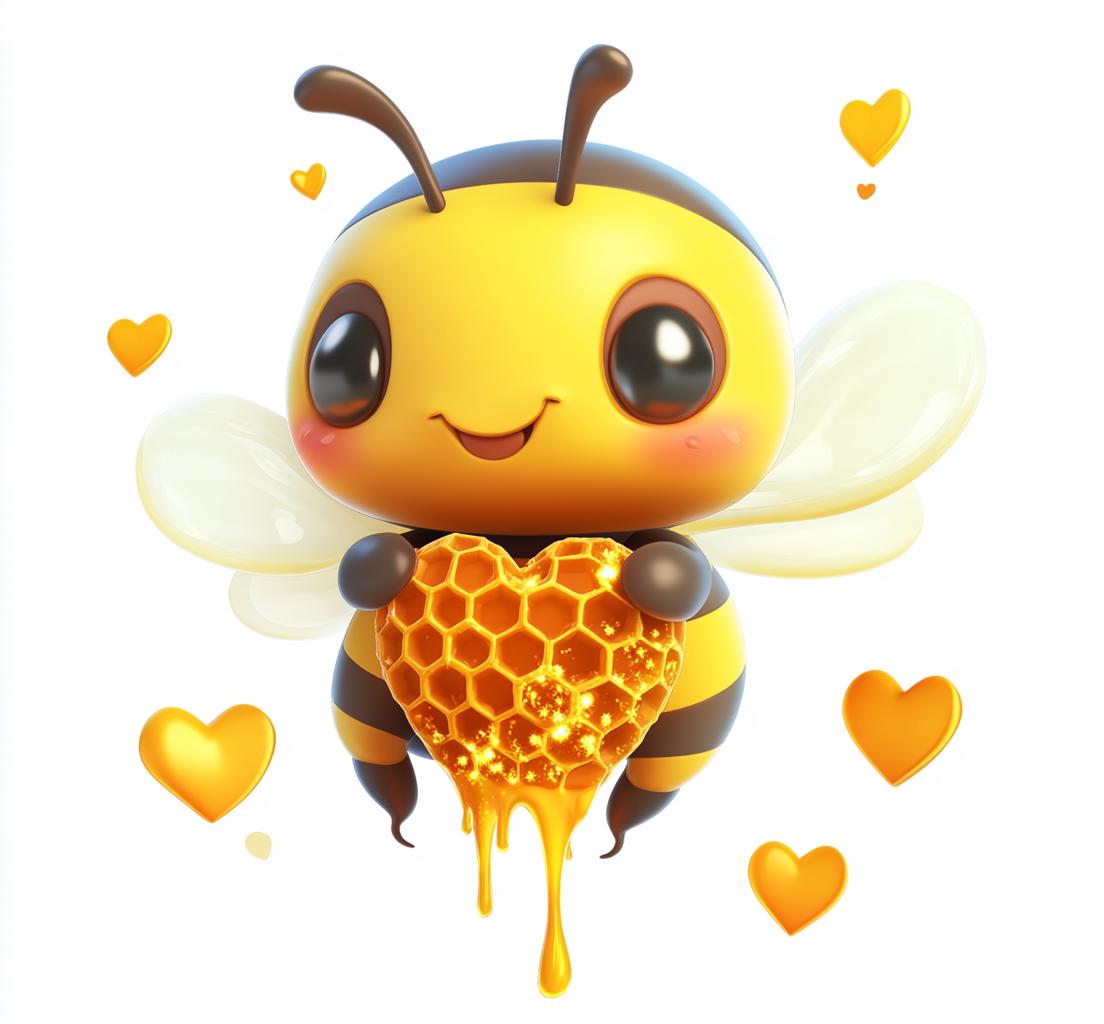 8 Sweet Honey Bee Clipart,cute Bee Clipart,watercolor Bee Clipart,baby ...