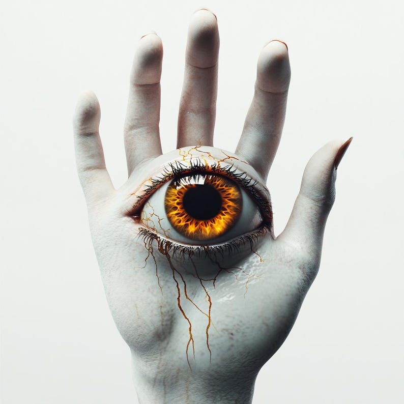 Horror Eyes Clipart 8 Png,jpjs, Transparent Background Digital Download ...