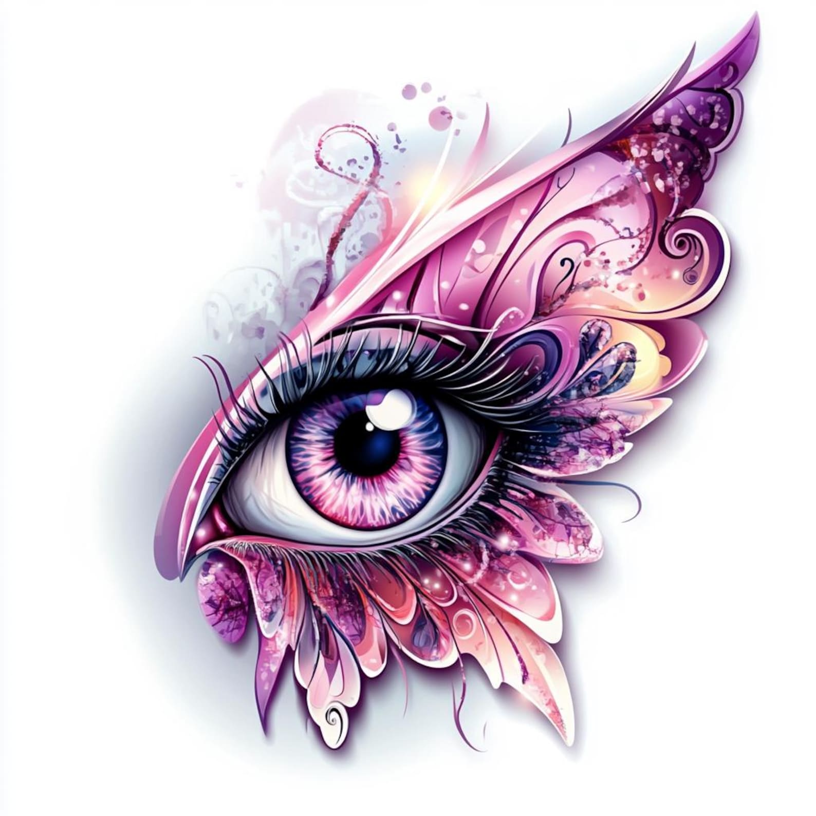 Watercolor Eyes Clipart: Expressive Eye Illustrations (PNG, JPG Digital ...