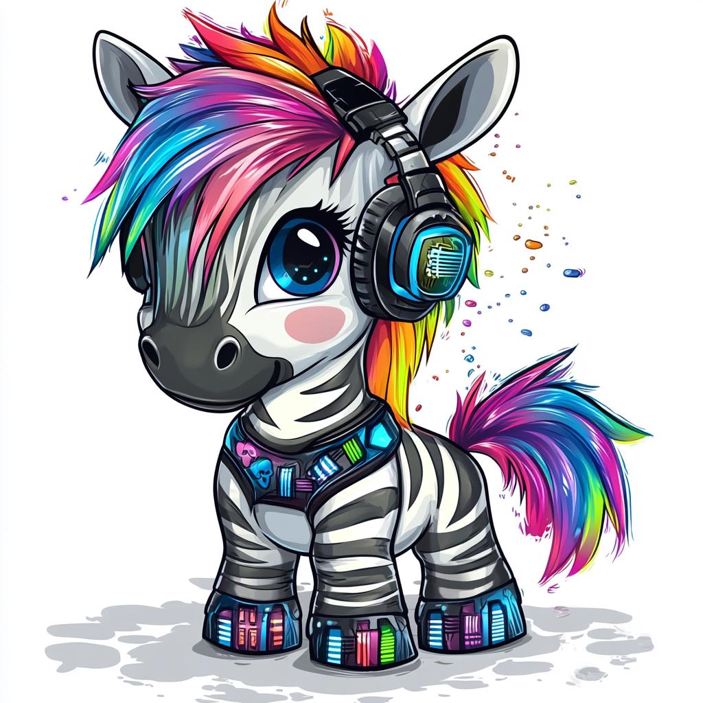 7 Watercolor Rainbow Animals Clipart, Colorful Animal Illustrations ...