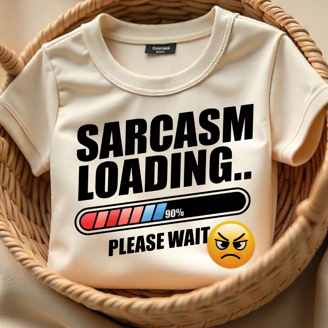 Sarcasm Loading PNG | Funny Minimalist Clipart | Digital Download ...