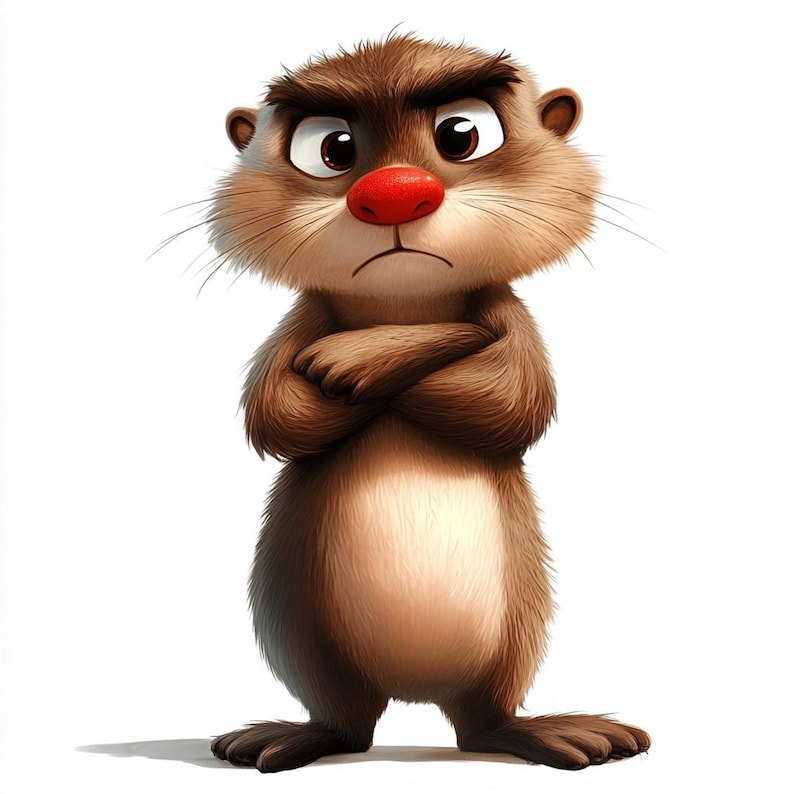 10 Grumping Animals PNG,JPG Clipart Bundle, Funny Grumpy Safari Animals ...