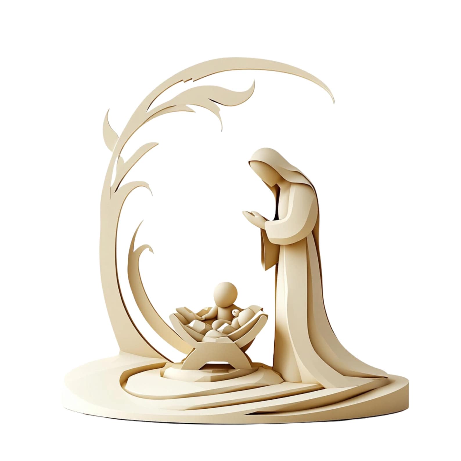 Nativity Scene Clipart: Religious Christmas Illustrations (PNG, JPG) - Etsy