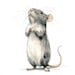 8 Cute Mouse Clipart Mice PNG,JPJ, Whimsical Mouse Sublimation Funny ...