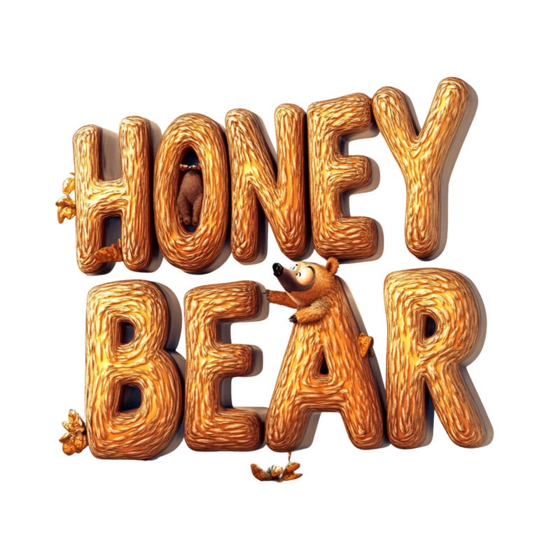9 Cute Honey Bear Clipart, Png,jpj, Bear Clipart, Teddy Bears ...