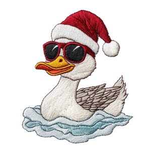 10 Christmas Ducks Clipart, PNG,JPJ, Santa and Elf Duck Digital ...