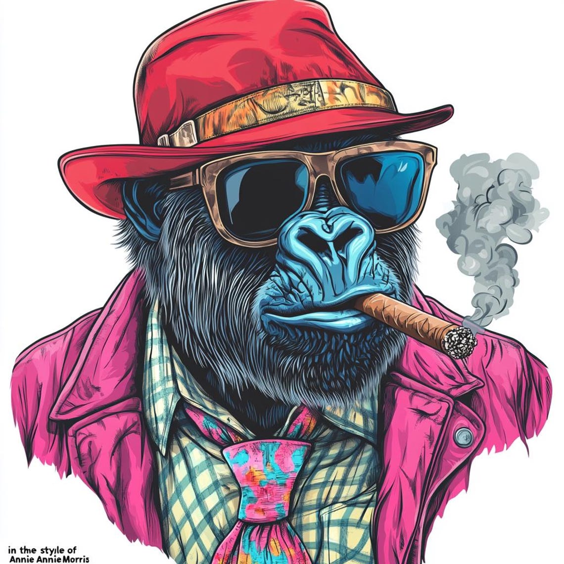 8 Gorilla Clipart Cute Gorilla PNG,JPJ Safari Animal Clipart Jungle Zoo ...