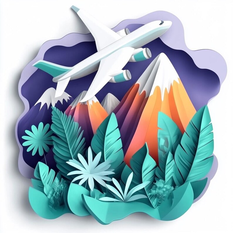 8 Airplane Clipart, Helicopter Clipart, Png,jpj, Watercolor Aircraft ...