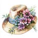 Watercolor Hats Clipart: Fashion Illustrations, Commercial Use (digital ...