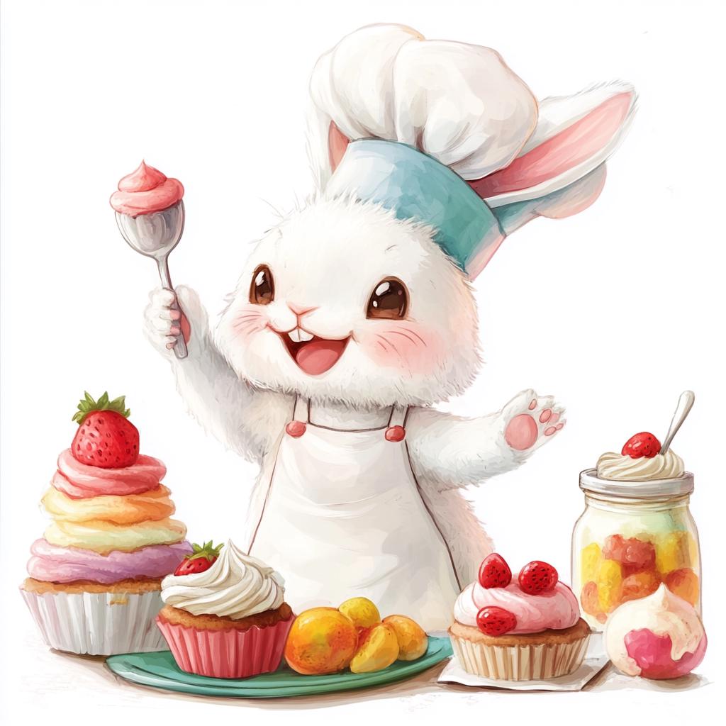 8 Bunny Rabbits Photoshop Overlays for Photographers,png,jpj. High ...