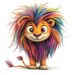 Quirky Lion Clipart: Safari Animal PNG Graphics (commercial Use) - Etsy UK