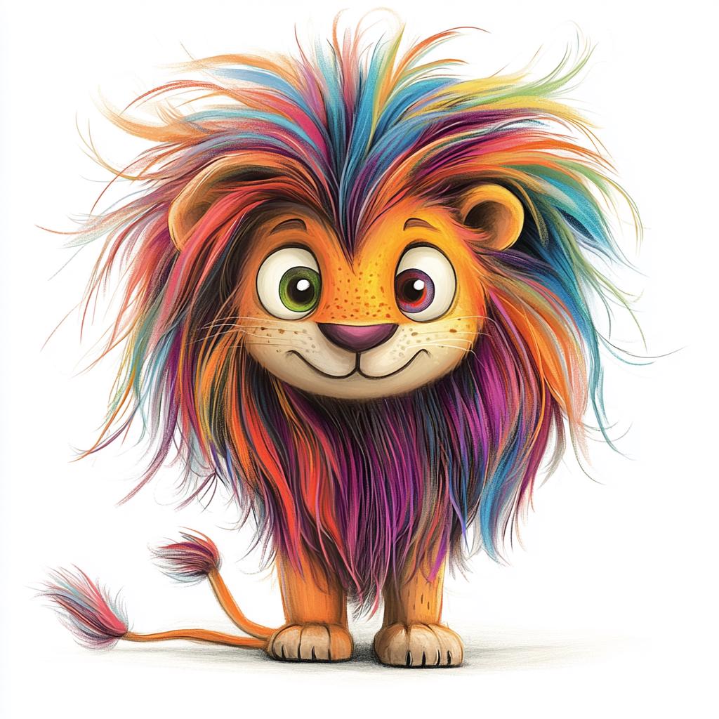 Quirky Lion Clipart: Safari Animal PNG Graphics (commercial Use) - Etsy UK