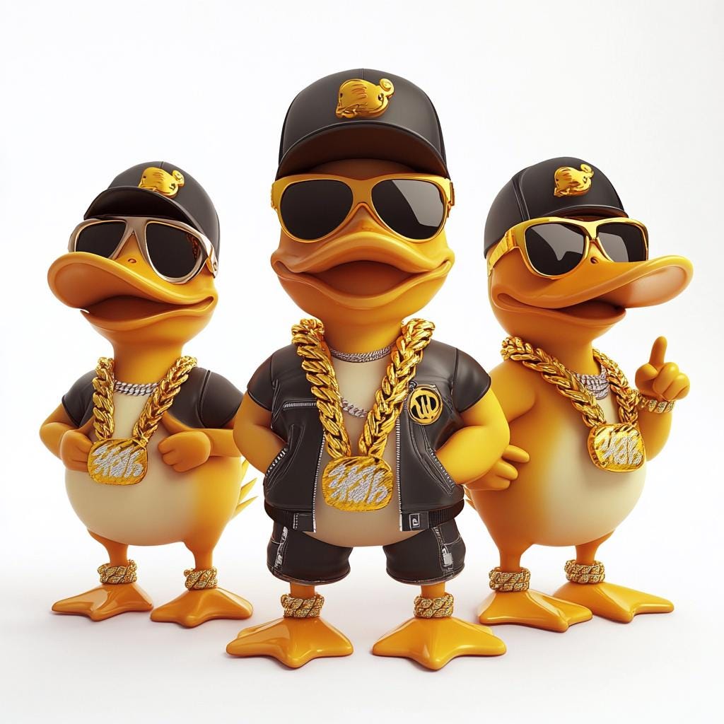 8 Cool Duck Clipart Bundle, Cute Duck Clipart, Duck PNG,JPJ, Spring ...