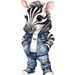 Zebra Watercolor Clipart: Animal Art Images (PNG, JPG Digital Download ...