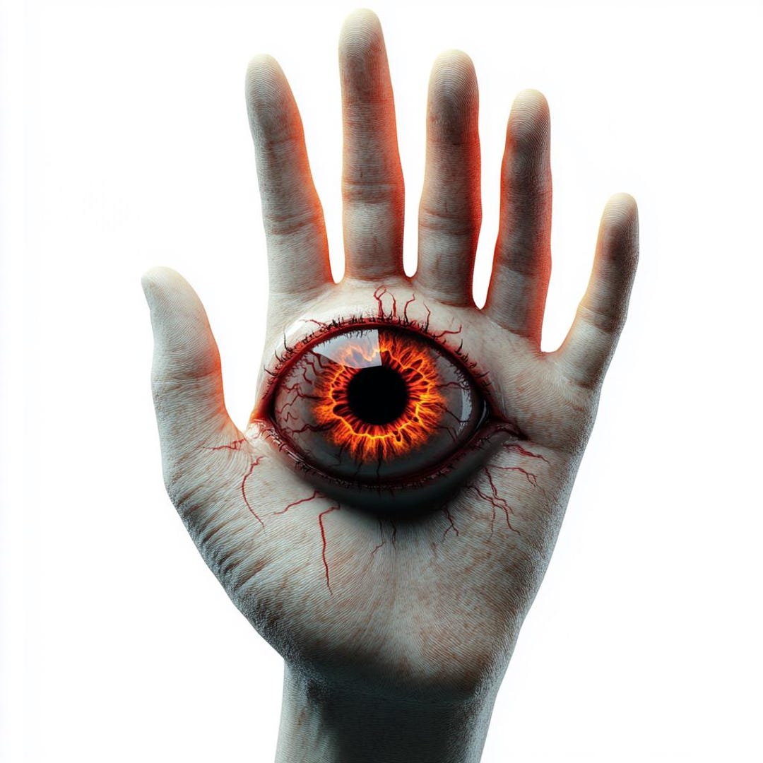 Horror Eyes Clipart 8 Png,jpjs, Transparent Background Digital Download ...