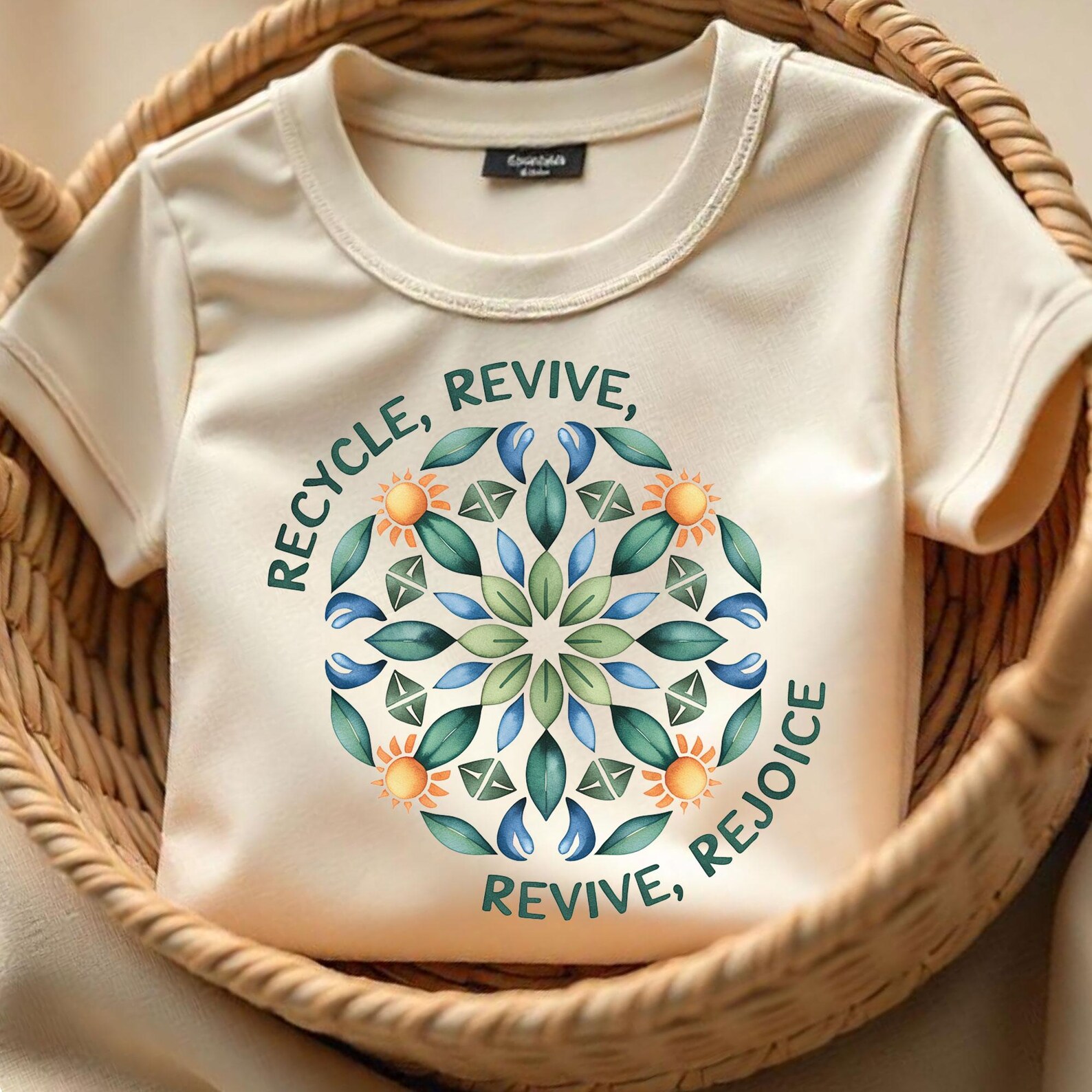 Recycle Revive Rejoice PNG | Eco-friendly Sublimation | Zero Waste ...