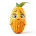 Funny Crying Corn Clipart: Quirky Vegetable Illustrations (digital ...