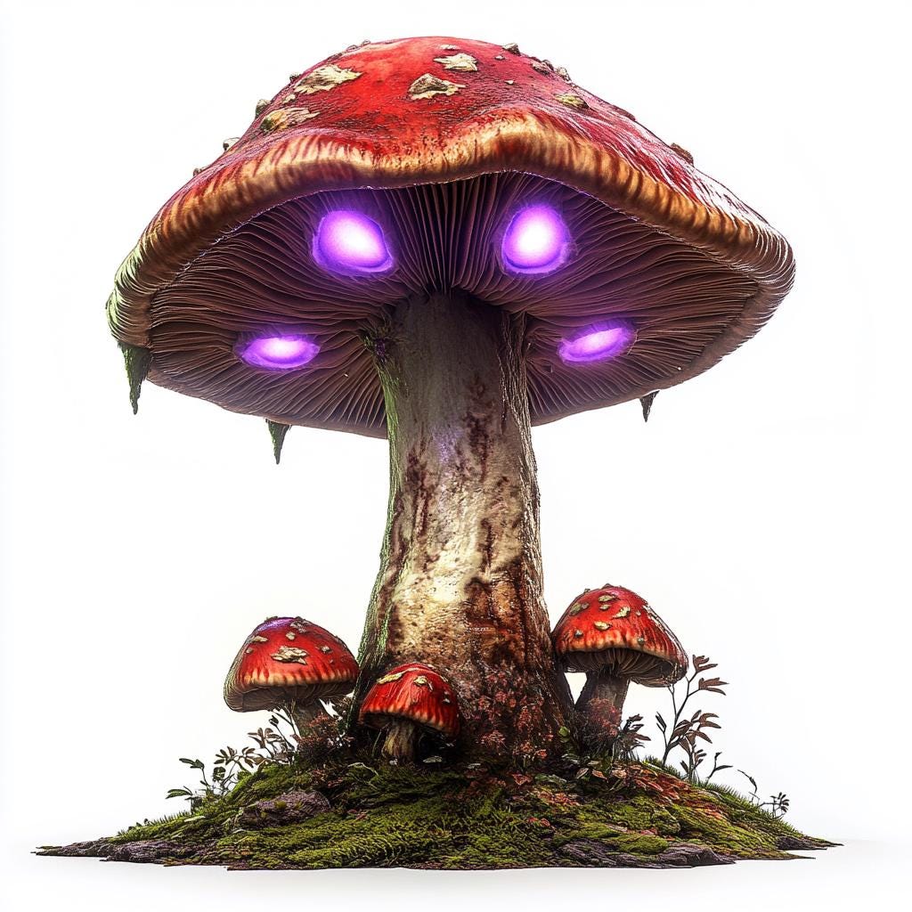 Spooky Mushroom Clipart: Halloween Fungi Designs (digital Download) - Etsy