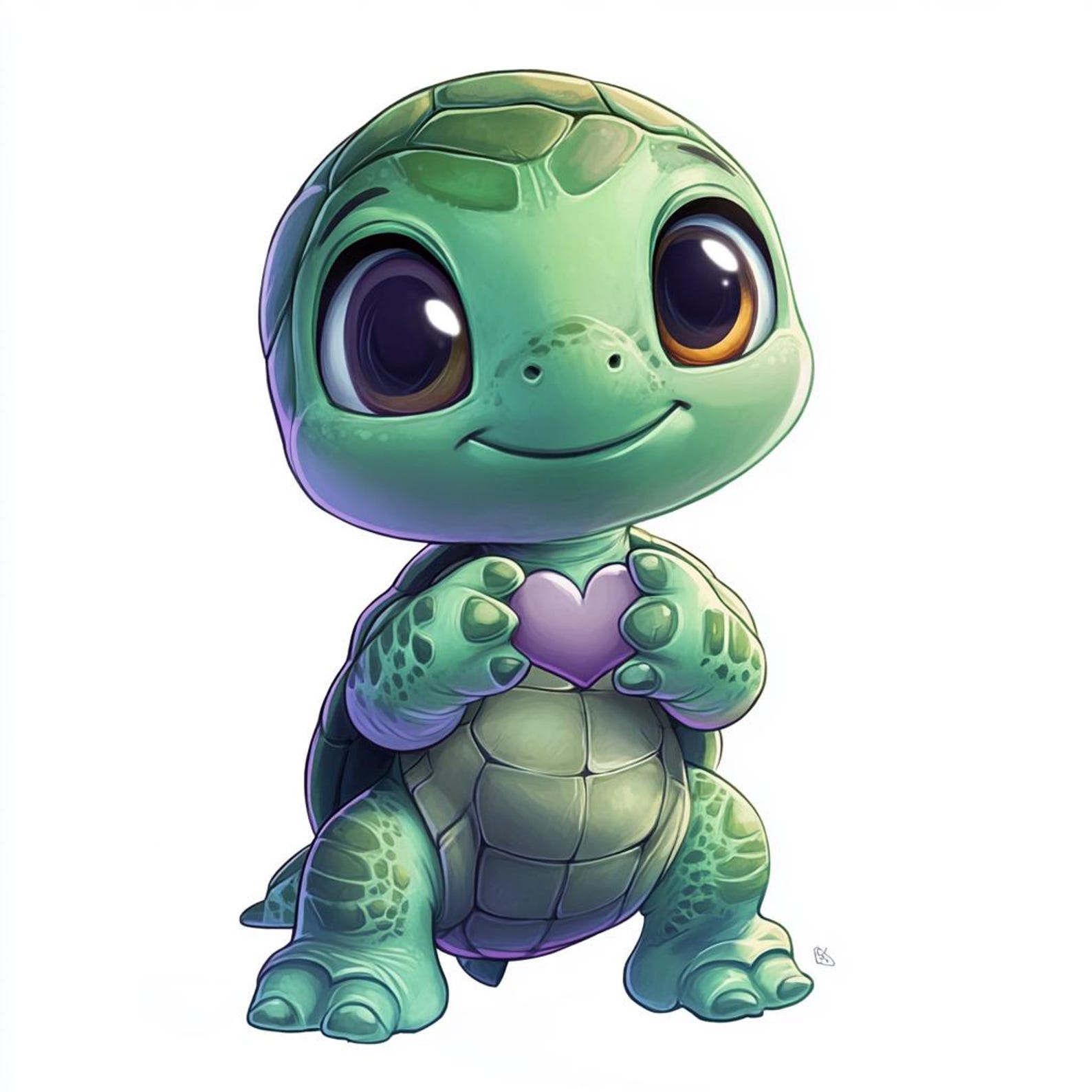 8 Watercolor Turtle Clipart, Sea Turtle Sublimation, Cute Baby Turtle ...