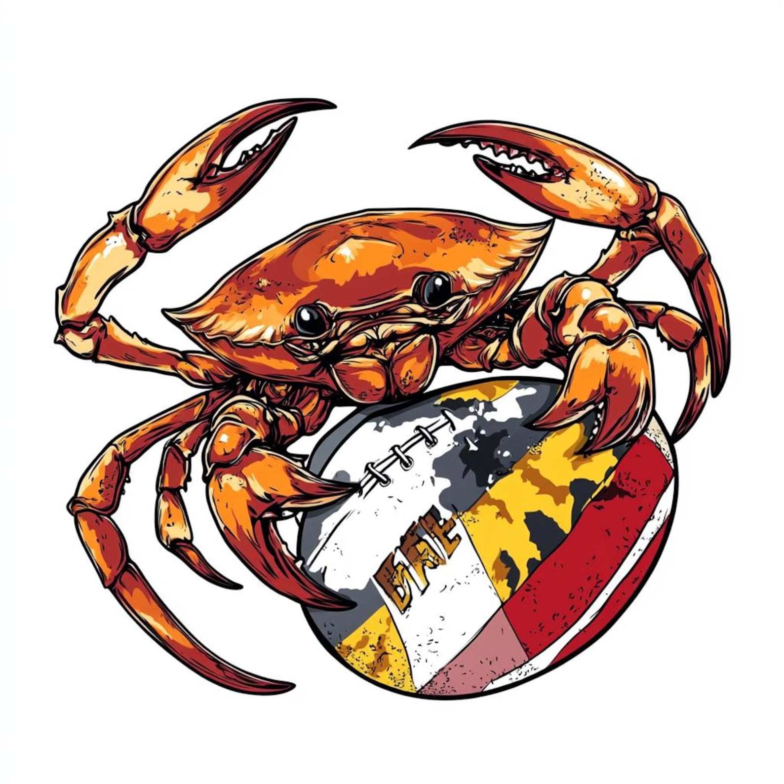 8 Watercolor Crab Clipart-transparent Background PNG,JPJ Commercial Use ...