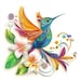 Floral Bird Clipart: Spring Blossom PNG Graphics (commercial Use) - Etsy
