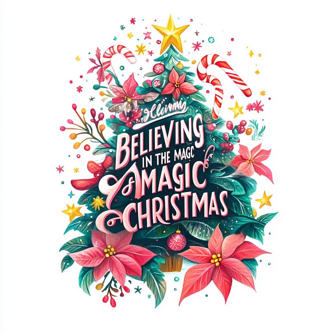 7 Christmas Watercolor Clipart,png,jpj, Cute Christmas Watercolor ...
