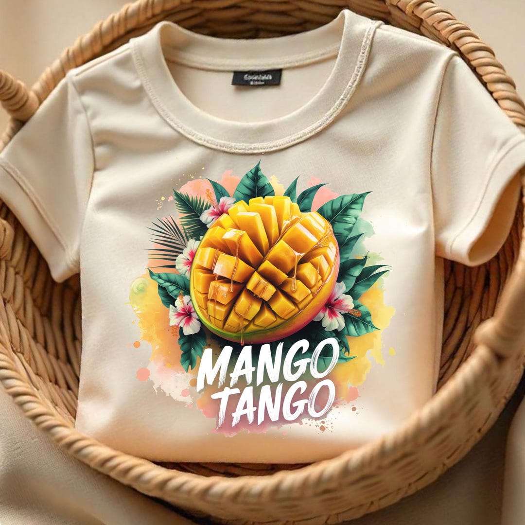 Mango Tango PNG: Tropical Fruit Sublimation Design (digital Download - Etsy