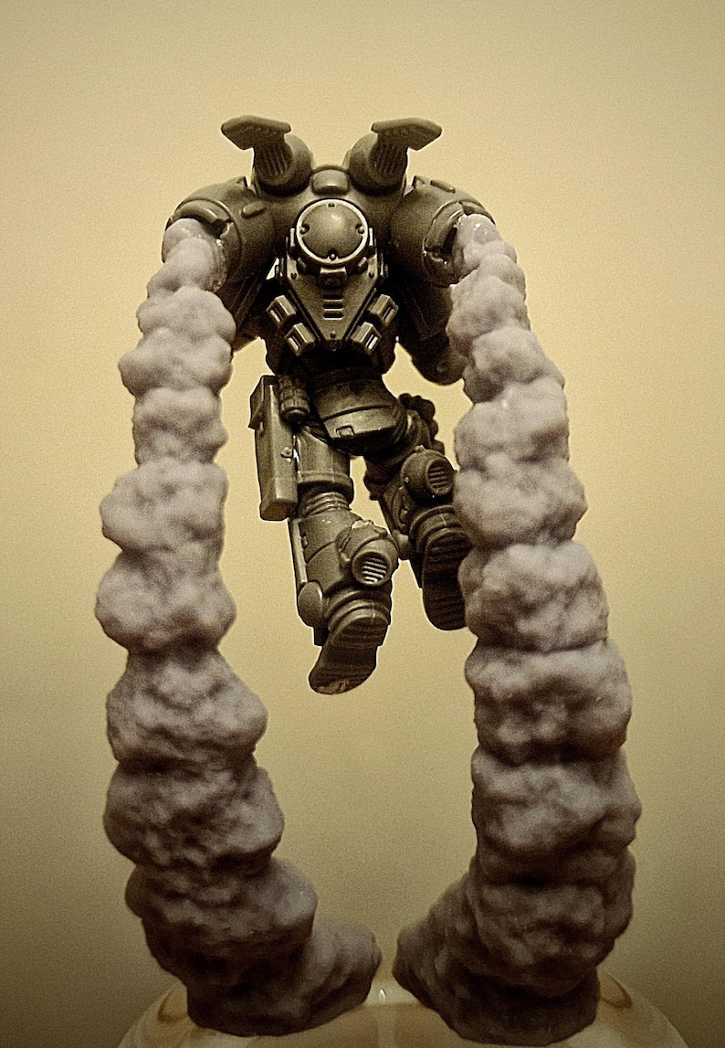 Jump Pack Intercessor Jetpack Smoke Trails Stands Space Marine - Flight ...