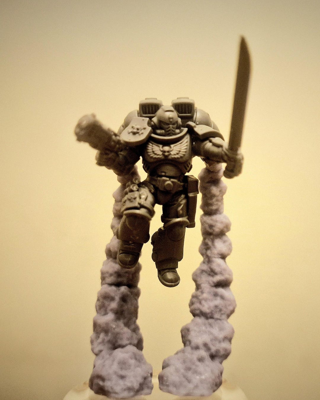 Jump Pack Intercessor Jetpack Smoke Trails Stands Space Marine - Flight ...