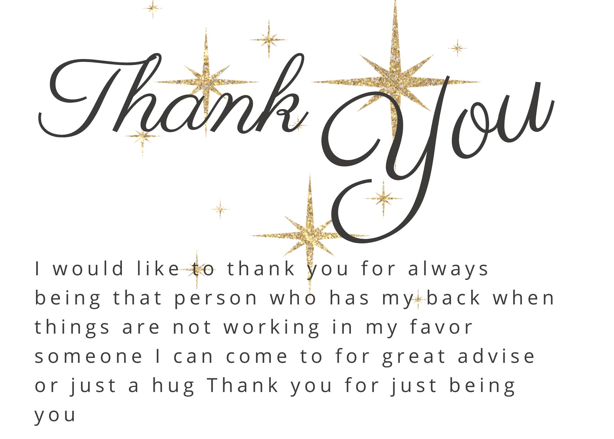 Thank You Card - Etsy