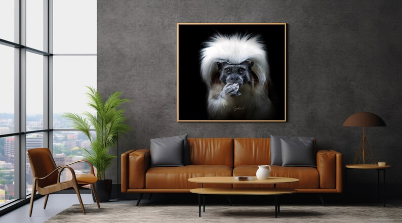 Monkey Art Print, Monkey Wall Art, Wildlife Photography, Jungle Animal ...