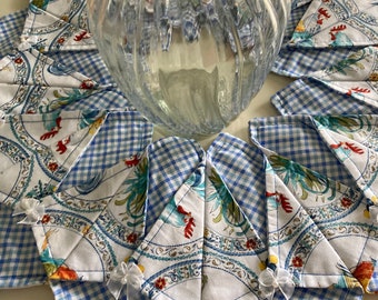 Fold and Stitch Origami Candle Mat Centerpiece - Etsy