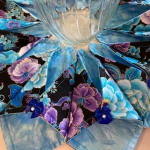 Fold and Stitch Origami Candle Mat Centerpiece - Etsy